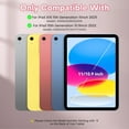Keyboard Case for iPad A16(11th) 2025 & 10th Generation 10.9" 2022, 360 ...