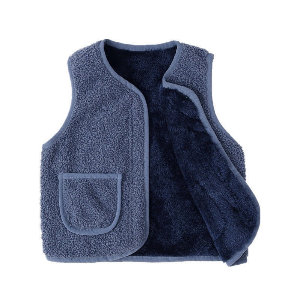 BULLPIANO Little and Big Kids Boy Girl Vest Winter Warm Fleece ...