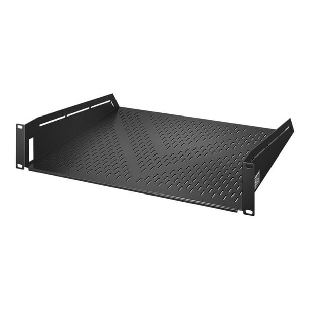 AC Infinity Vented Cantilever 2U Universal Rack Shelf, 16" Deep, for 19 ...