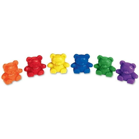 Learning Resources Baby Bear Counters, Homeschool Color Recognition ...