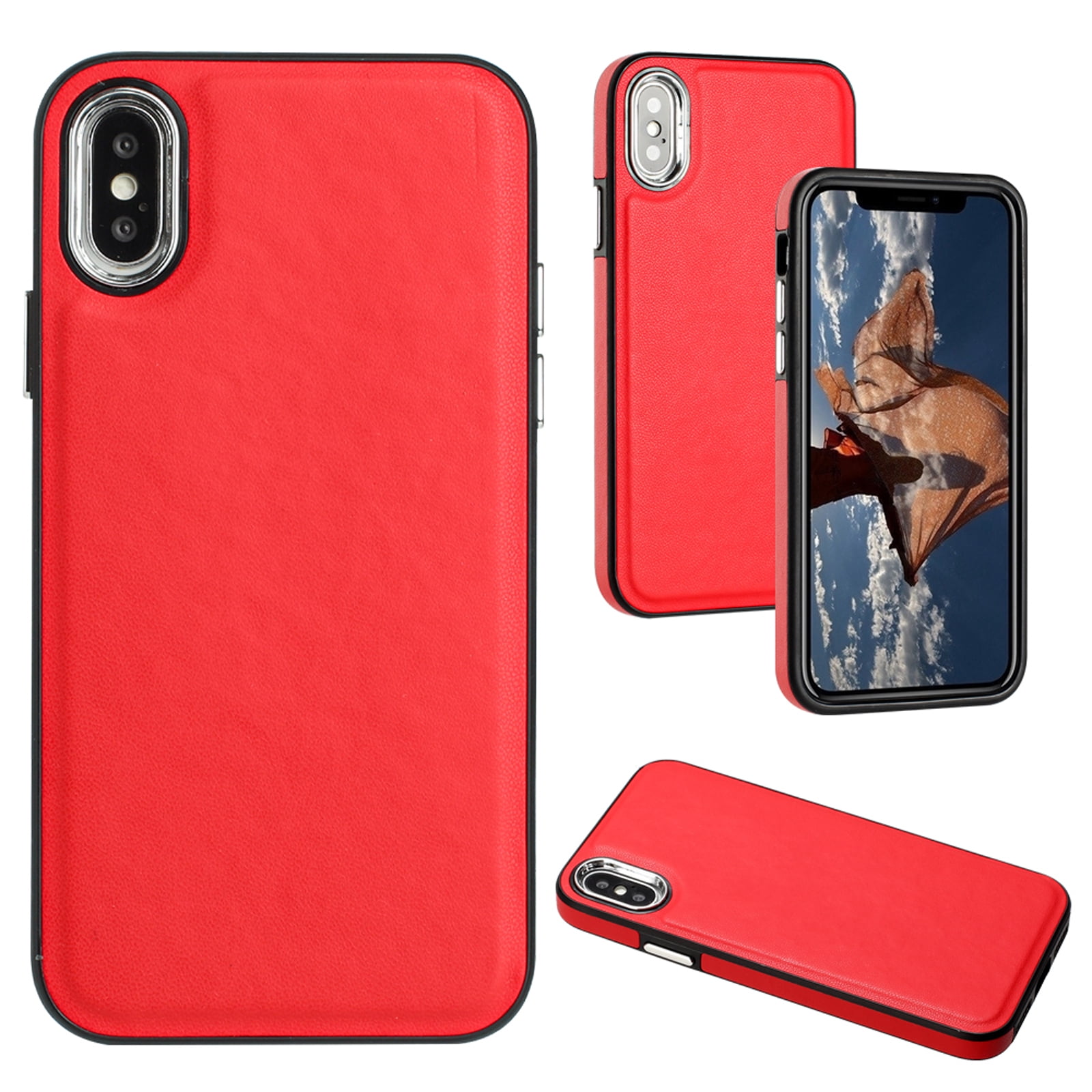 for iPhone XS Max Premium PU Leather Case, Fashion Ultra Slim ...