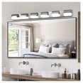 Bathroom Vanity Lights 6-Light LED Wall Mount Fixture Chrome Finish ...