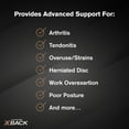 Copper Fit X-Back Brace, Lumbar Support Panel, Adjustable Compression ...