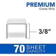 Swingline Staples, Optima, Heavy Duty, 3/8" Length, Jam Free, 125/Strip ...