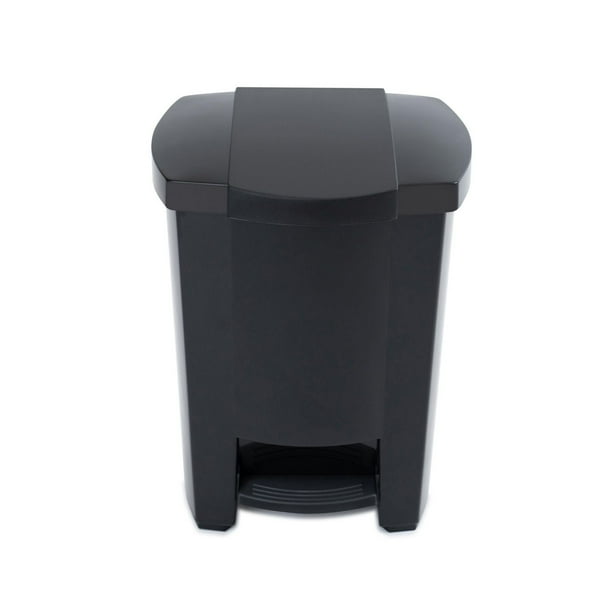 Mistral® 19L Step on Garbage Can Black, 19 litre capacity - Walmart.ca