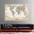 WCIC 150*100cm Vintage World Map Large Art Poster Prints Home Wall ...