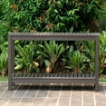 Cambridge Casual Sailendra Collection Wood Outdoor Console Table, Dark ...