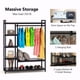 Tribesigns Free-Standing Closet Organizer,Heavy Duty Clothes Rack with ...
