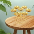 Butter Lamp Holder Coppers Candlestick Candle Holder Seven Lamp Holder ...