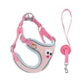 Escape Proof Dog Harness 3D Cartoon Vest Leash Set, Anti-Pull Chest ...