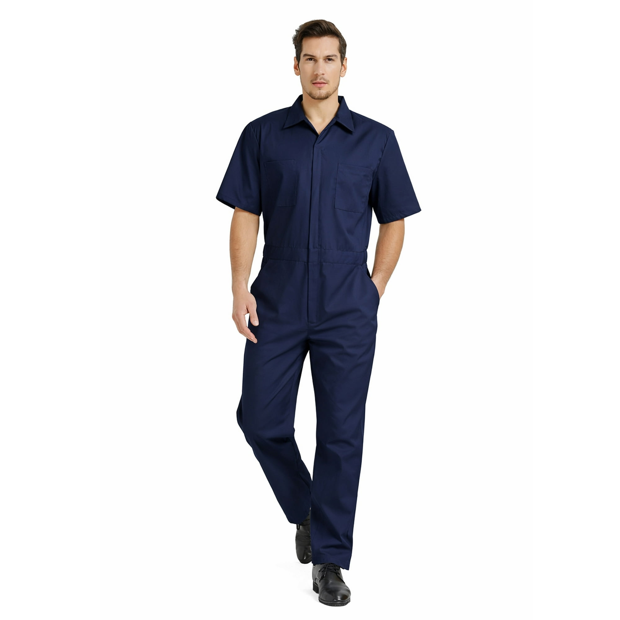 Click here for Toptie Mens Short-Sleeve Coverall Work Jumpsuit Li... prices
