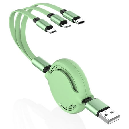 3 in 1 data cable - green | Walmart Canada