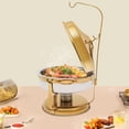 9L/9.5QT Chafing Dish Buffet Set, Stainless Steel Chafer, Round Buffet ...