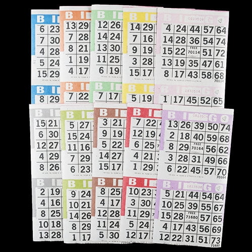 Disposable Bingo Cards