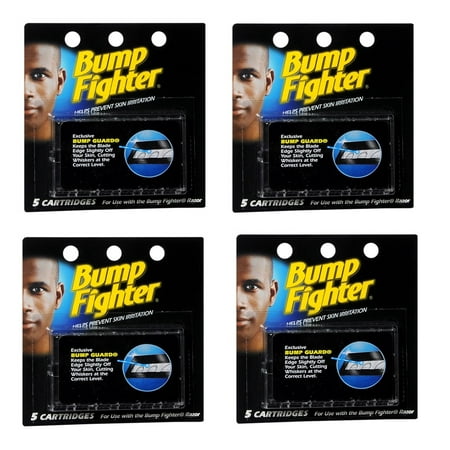 Bump Fighter Refill Cartridge Blades for Men - 5 ea. (Pack of 4 ...