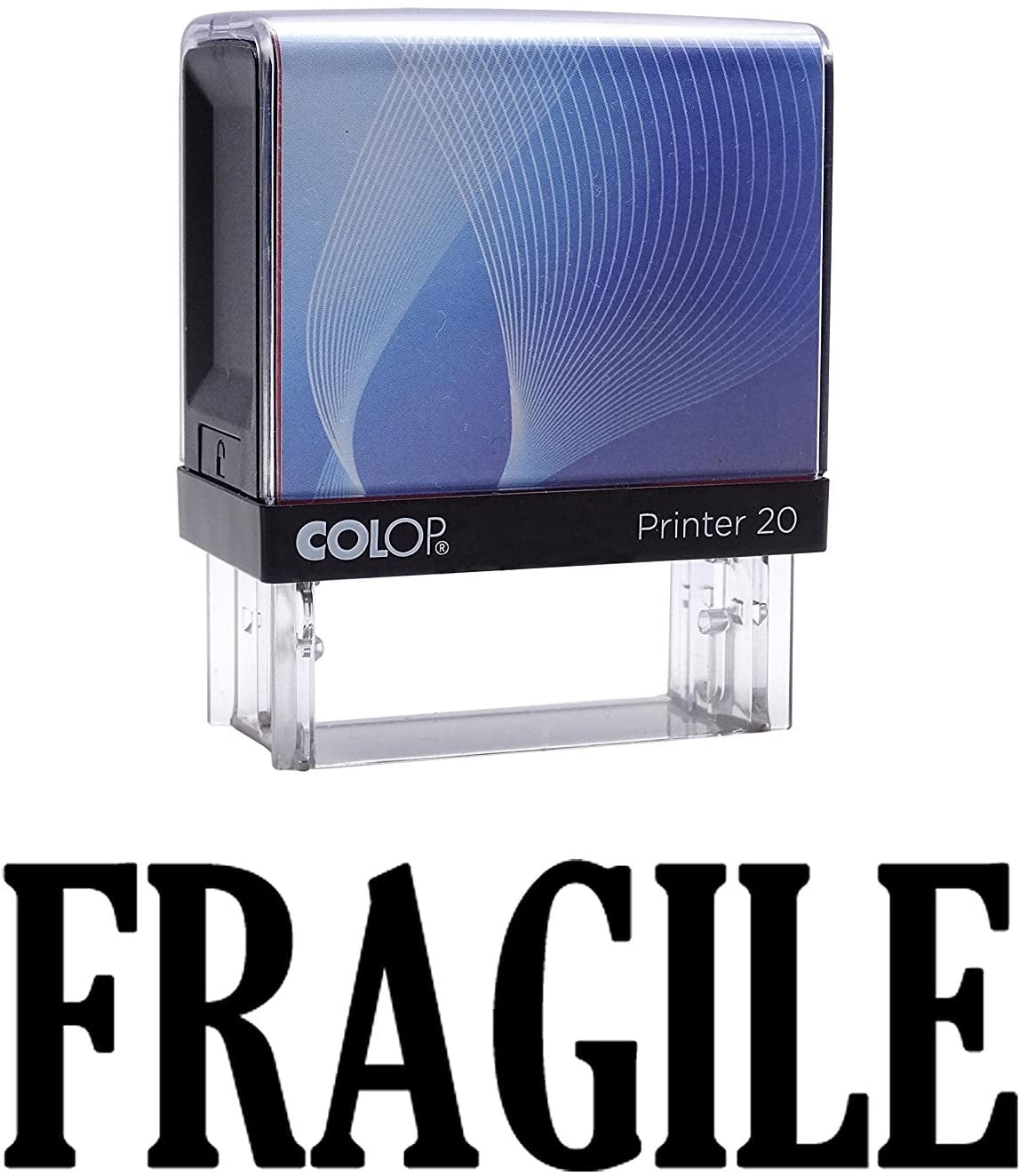 FRAGILE Self Inking Rubber Stamp Small Black Ink Office Stock Stamp ...