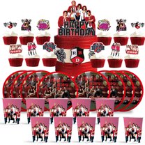 RBD/Rebelde Birthday Supplies Plates Decorations Decor Backdrop Banner ...