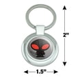 Aquaman Movie Black Manta Chibi Character Keychain Classy Round Chrome ...