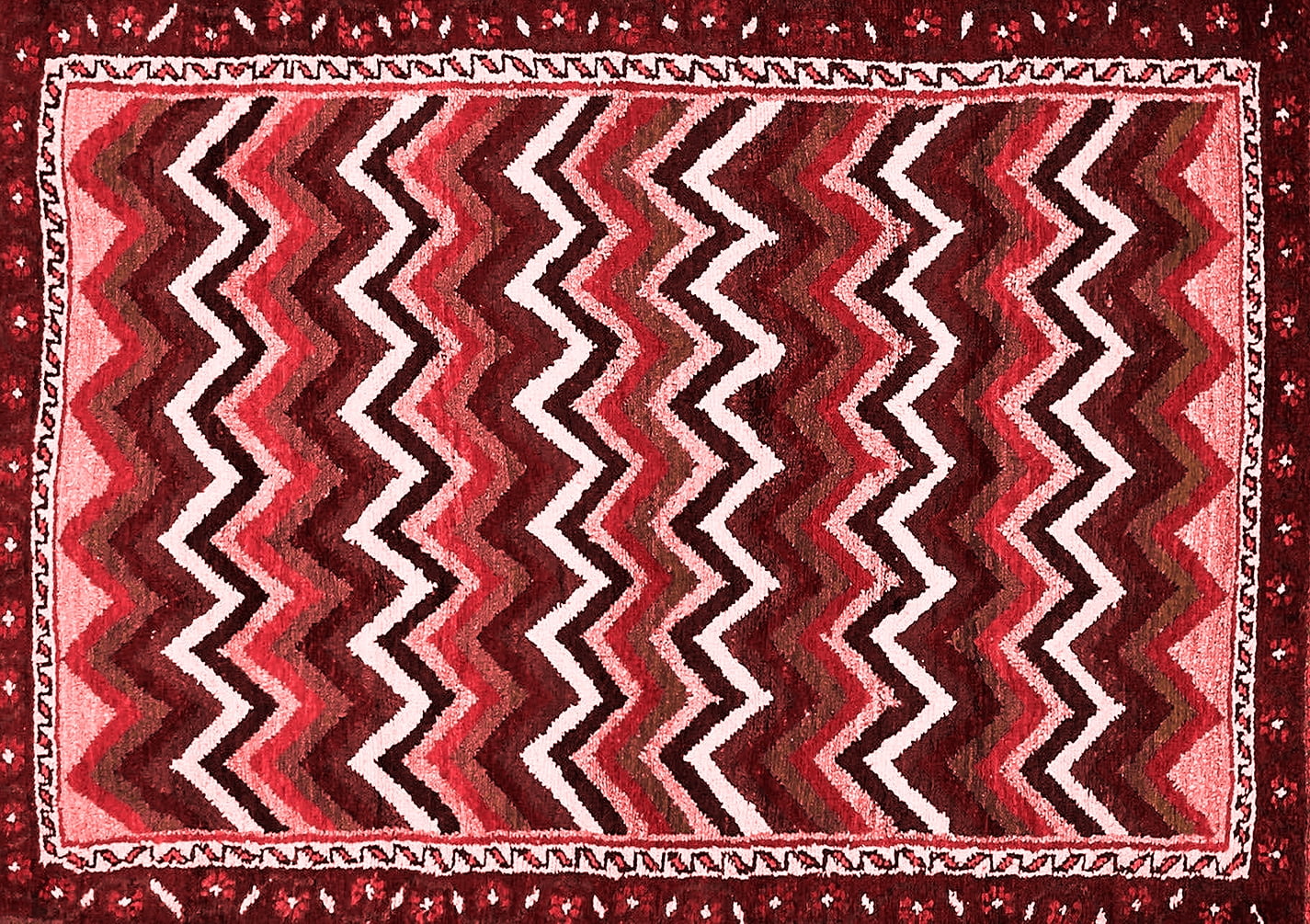 Ahgly Company Indoor Rectangle Abstract Red Modern Area Rugs, 8' x 12 ...