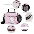 ALAZA Cherry Cute Cat Lunch Box Insulated Cooler Bag Reusable Tote Bags ...