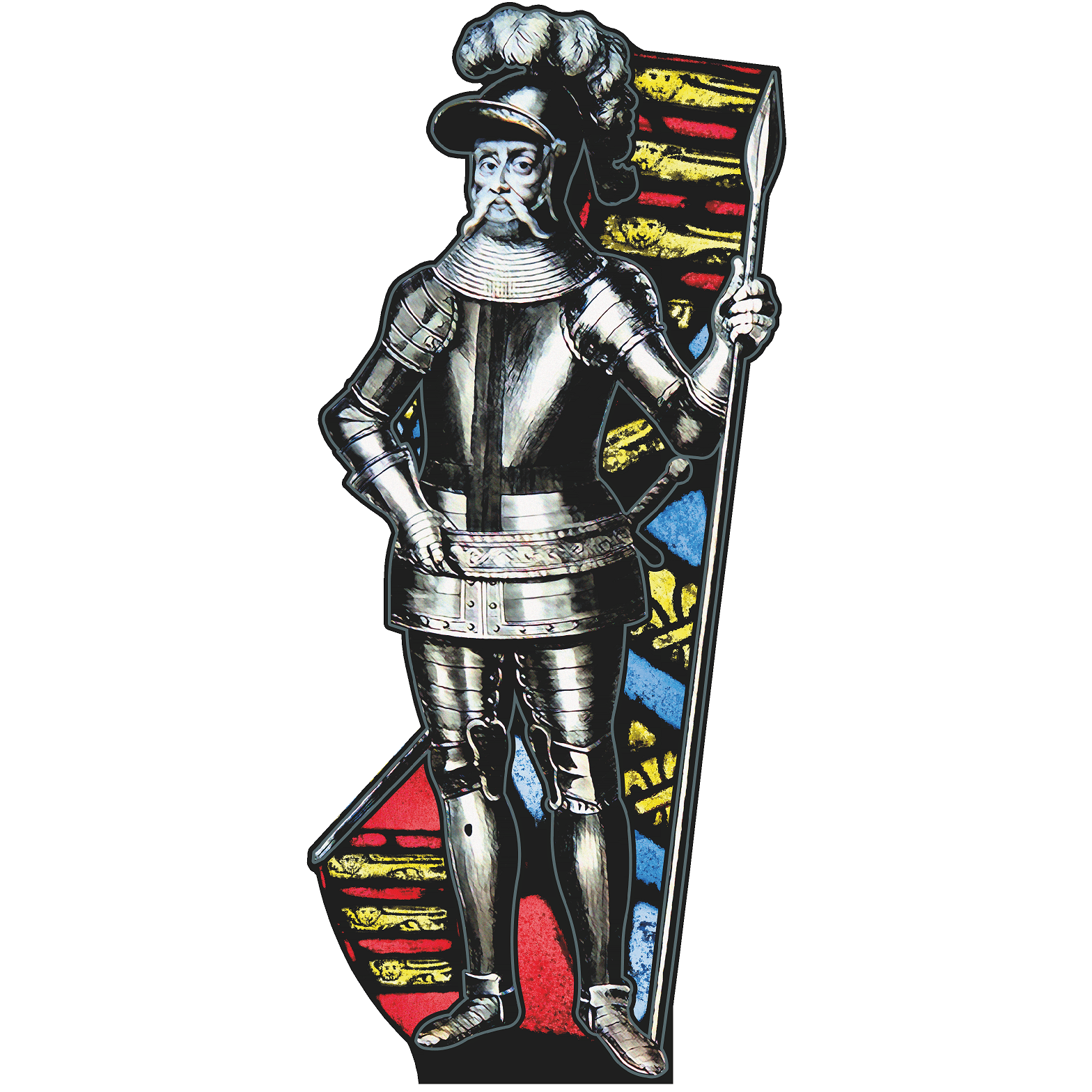 Edward 3rd Hundred Years War Medieval Knight Armor Cardboard Cutout ...