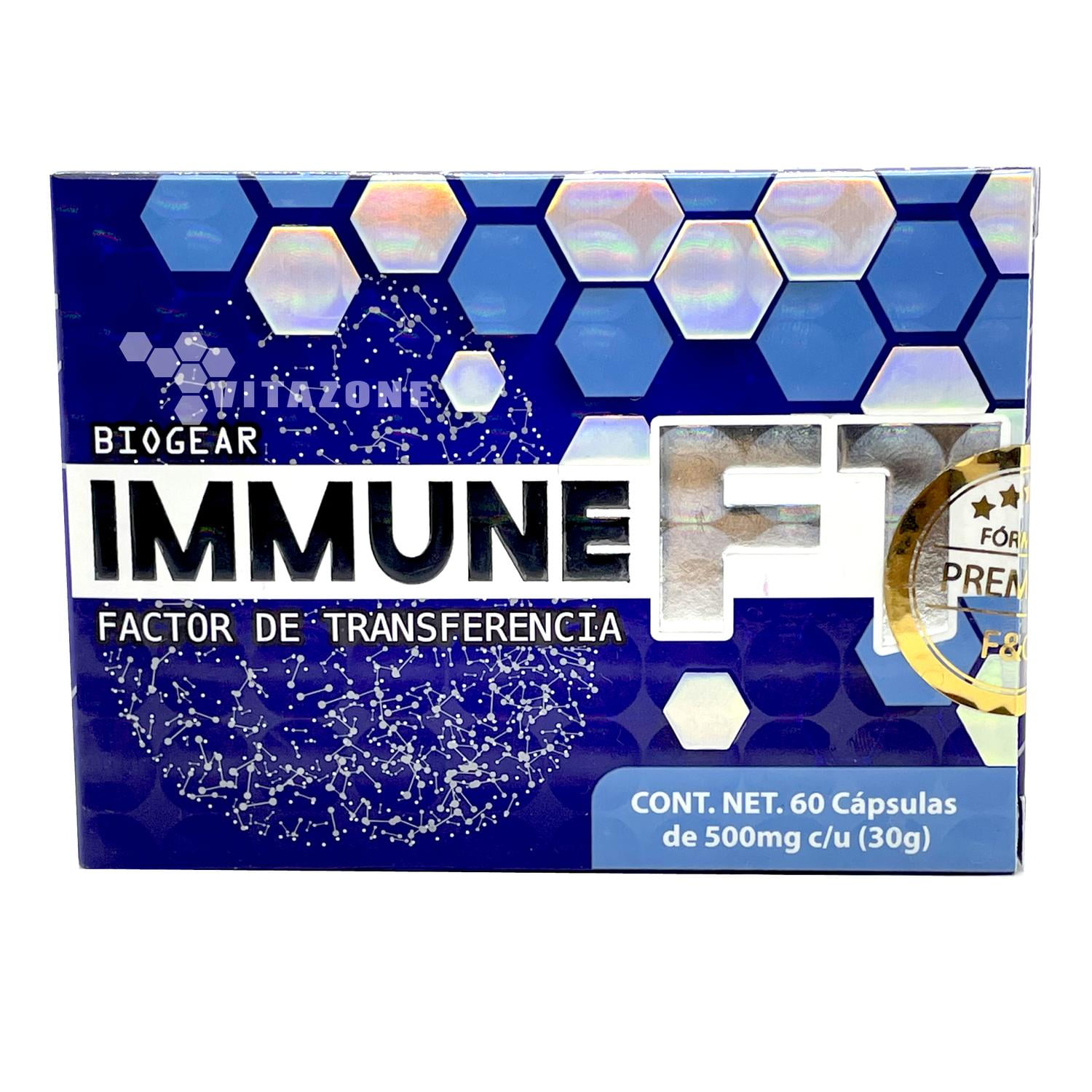 ImmuneFT Factor de Transferencia 60 cápsulas Biogear Biogear IMMUNEFT ...