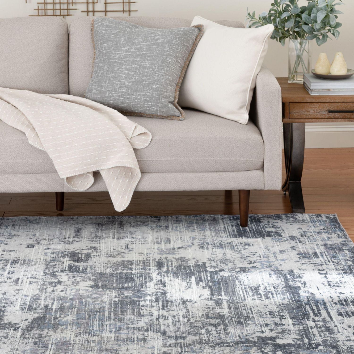 Click here for Natco Banburry Grey And Blue Woven Area Rug 8 Ft X... prices