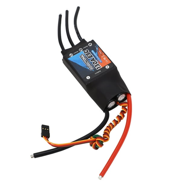 RC Brushless ESC, 2-6S Lipo Plug And Play Bidirectional 130A Brushless Electric Speed Controller ...