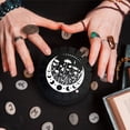 Wooden Wheel Wooden Display Shelf Black Holder Stand Rustic Divination ...