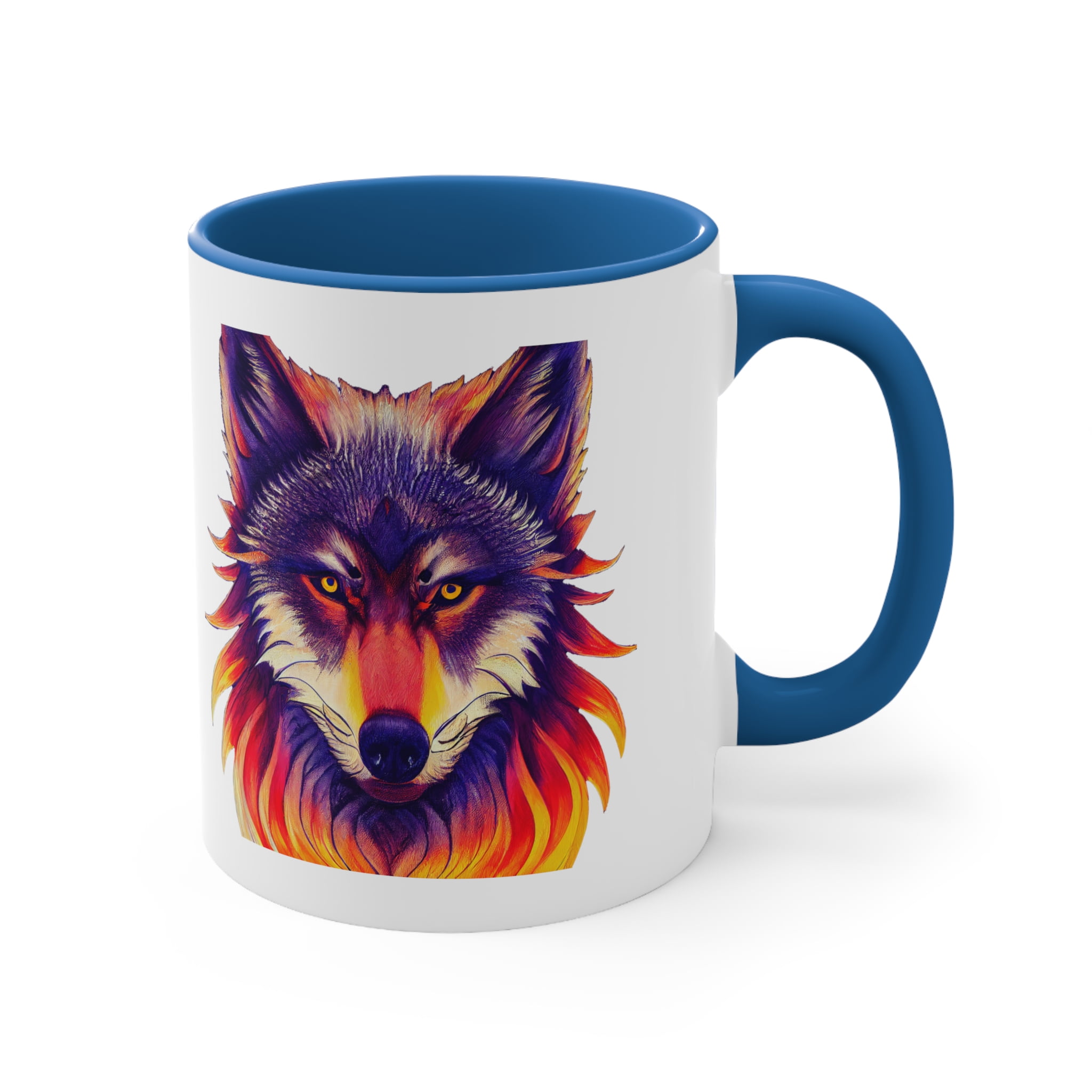 Wolf Portrait, Accent Coffee Mug, 11oz - Walmart.com