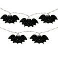 Northlight 10-Count Warm White LED Halloween Bat Fairy Lights, 4.25ft ...