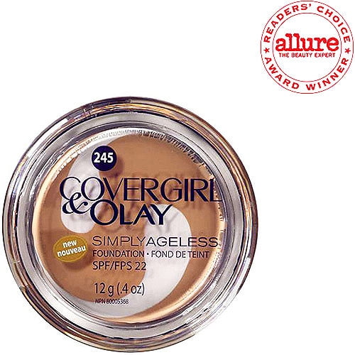 COVERGIRL and OLAY Simply Ageless Foundation, Warm Beige - Walmart.com