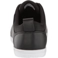 Cole Haan Carly Black Leather/Suede Lace Up Rounded Toe Low Top Flat ...