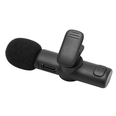 Wireless Lavalier Microphone, Auto Syncs ABS Wireless Microphone For ...