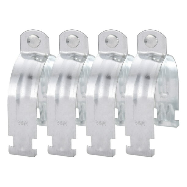 Uxcell 4Pack 3" EMT Strut Clamps Steel with Bolt Nut for Rigid Conduit ...