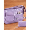 Lamb Leather Handbag 2 Pc Set - Walmart.com