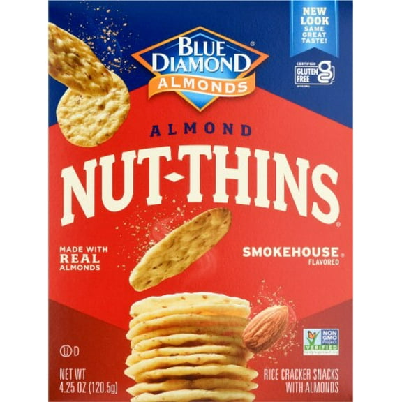 Blue Diamond Almonds Artisan Multi-Seed Nut-Thins, Gluten-Free Snack ...