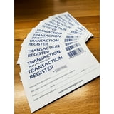 Easy Read Register Personal Checkbook Registers, Set of 10 with 2020 ...