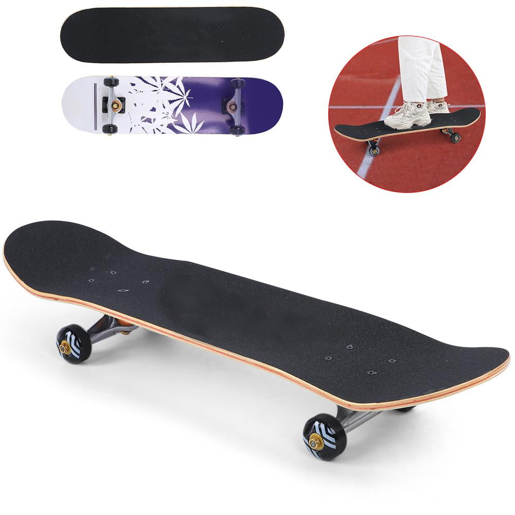 LAFGUR Street Skateboard, Professional Black Stylish And Cool Longboard ...