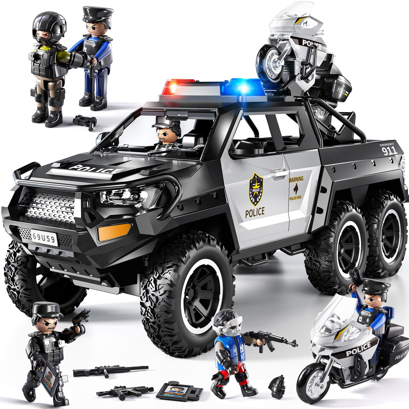 Click here for Mskoler Police Car Toys For Boys 3-5  Play Vehicle... prices