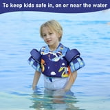Gogokids Kids Swim Vest Jacket, Toddler Floaties Armband, Buoyant Training Swimsuit for 30-60 ...