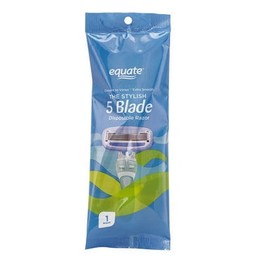 Equate Twin Blade Plus Disposable Razors for Women, 5 Count - Walmart.com