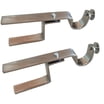 XL NoNo Bracket - Simplified Curtain Rod Attachment, Faux Wood Blinds ...