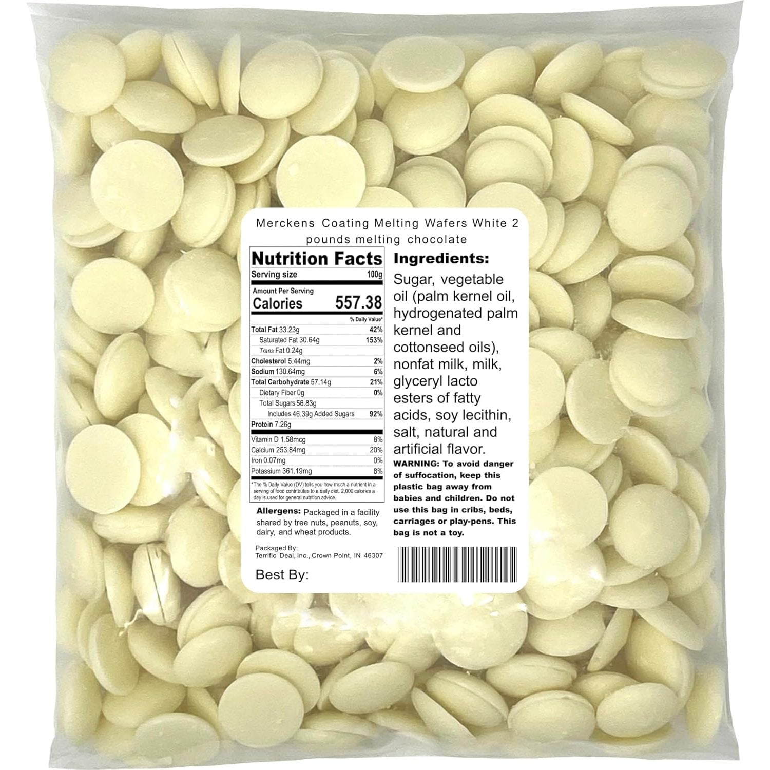 YBQF Coating Melting Wafers White melting chocolate, 2 pounds | Walmart ...
