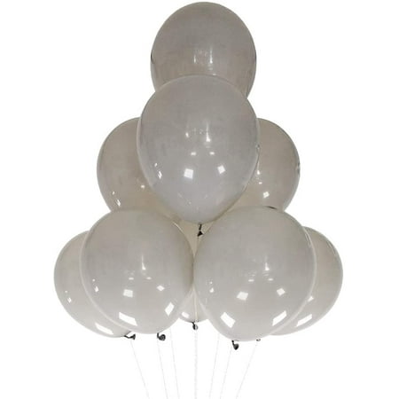 LINLINPAPA 12 In Grey Balloons 100 Pack Small Latex Balloon | Walmart ...