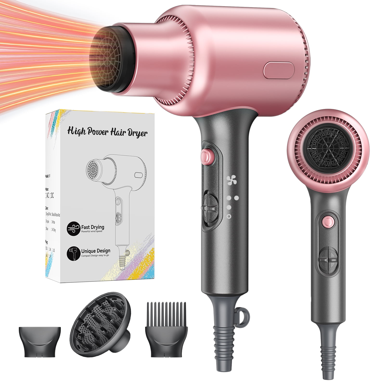 Click here for Voluvibe Hair Dryer  Blown Away Ionic Hair Dryer F... prices