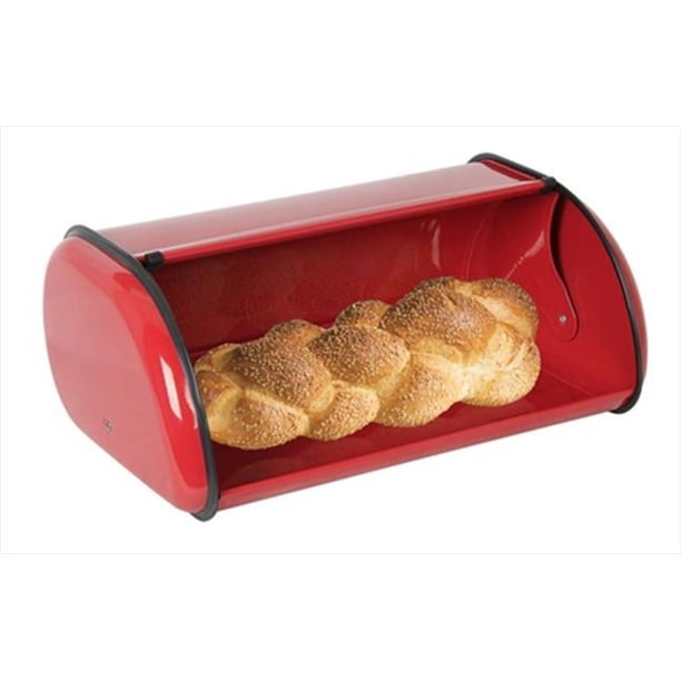 Bread Box Stainless Steel Red, - Walmart.com - Walmart.com