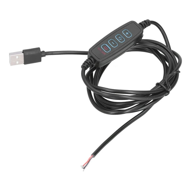 Loewten Lamp Cord,LED 2m Light Switch Cord Dimmable Universal USB Lamp ...