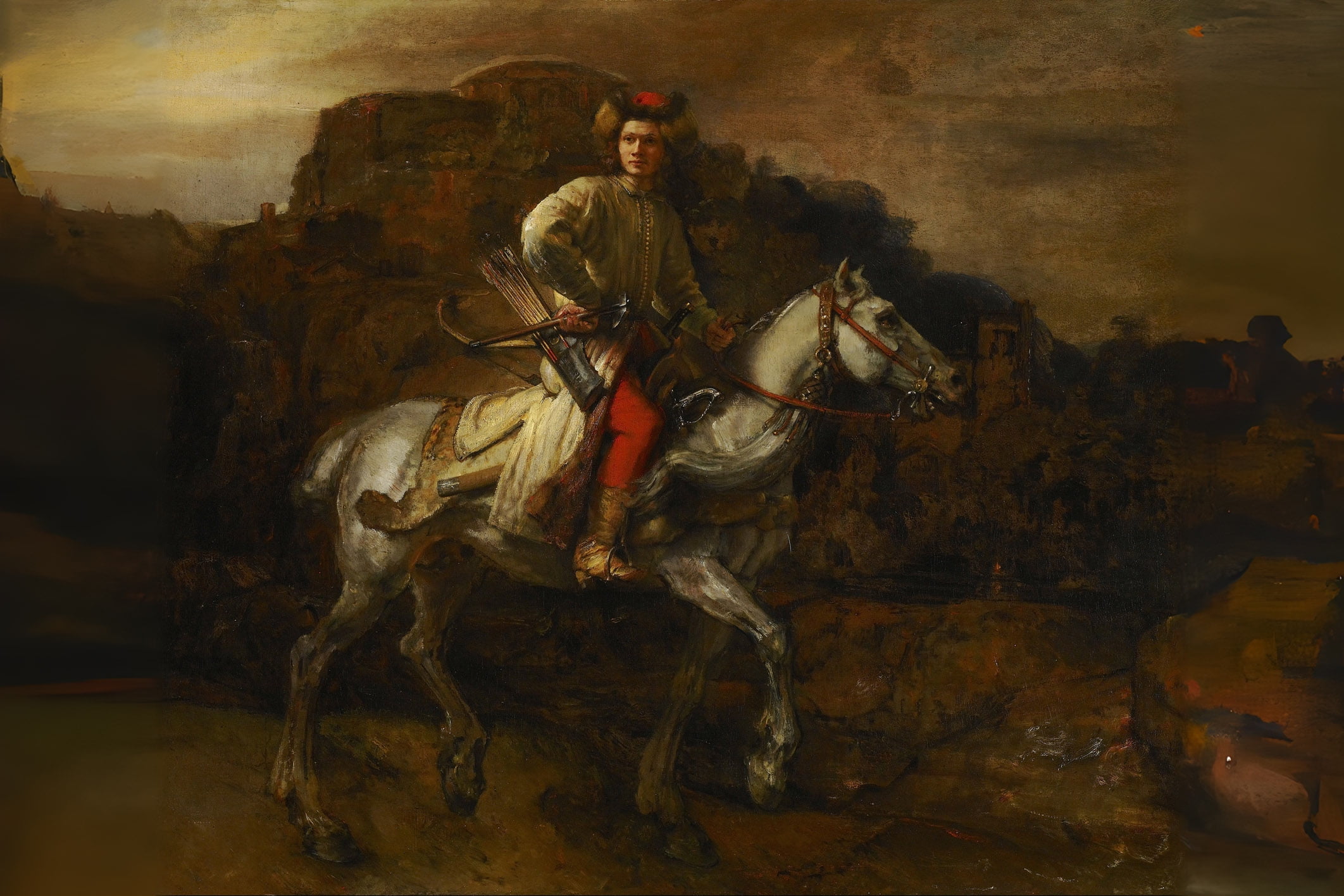 24x36 gallery poster, The Polish Rider by Rembrandt - Walmart.com
