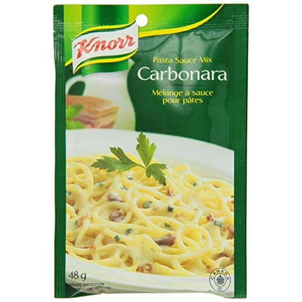 Knorr Pasta Sauce Mix, Carbonara, 48 Grams/1.7 Ounces {Imported from ...